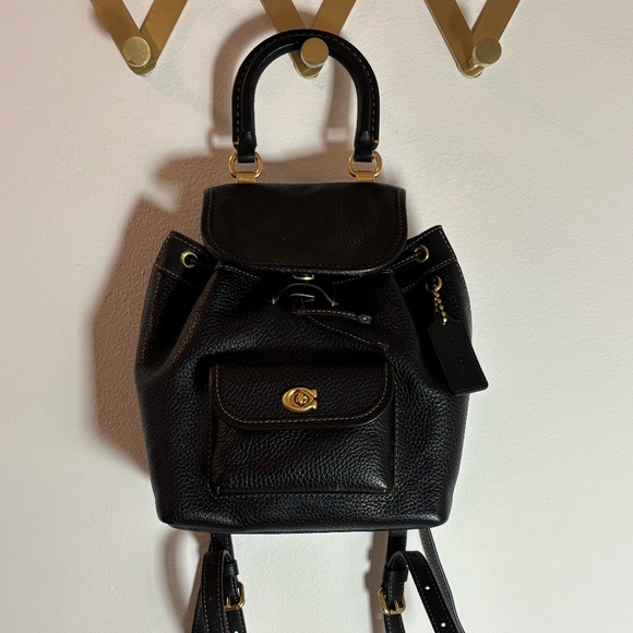 Coach | Bags | Coach Mini Turnlock Backpack Like New | Poshmark